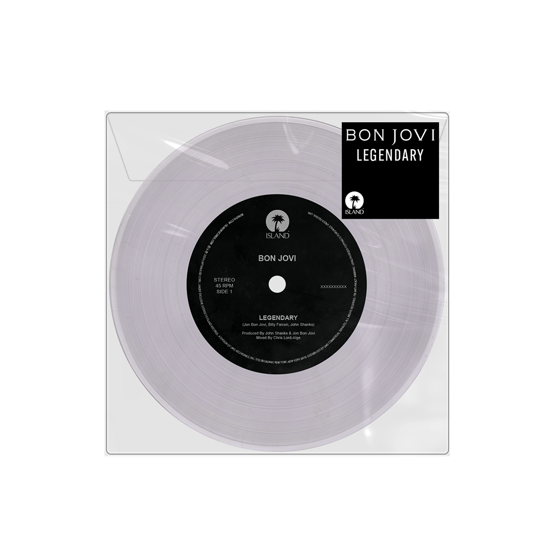 Bon Jovi - Legendary (Limited Edition Clear 7”) | uMusic Shop Australia ...
