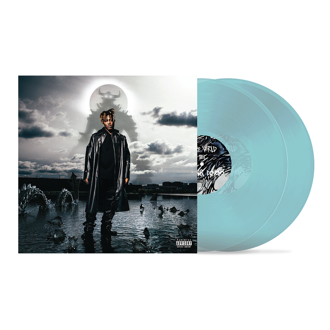 Juice WRLD - Fighting Demons (Exclusive Translucent Light Blue 2LP ...