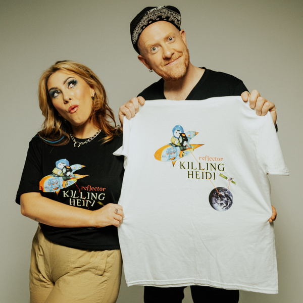 Killing Heidi - Reflector 25th Anniversary White T-Shirt + Digital ...