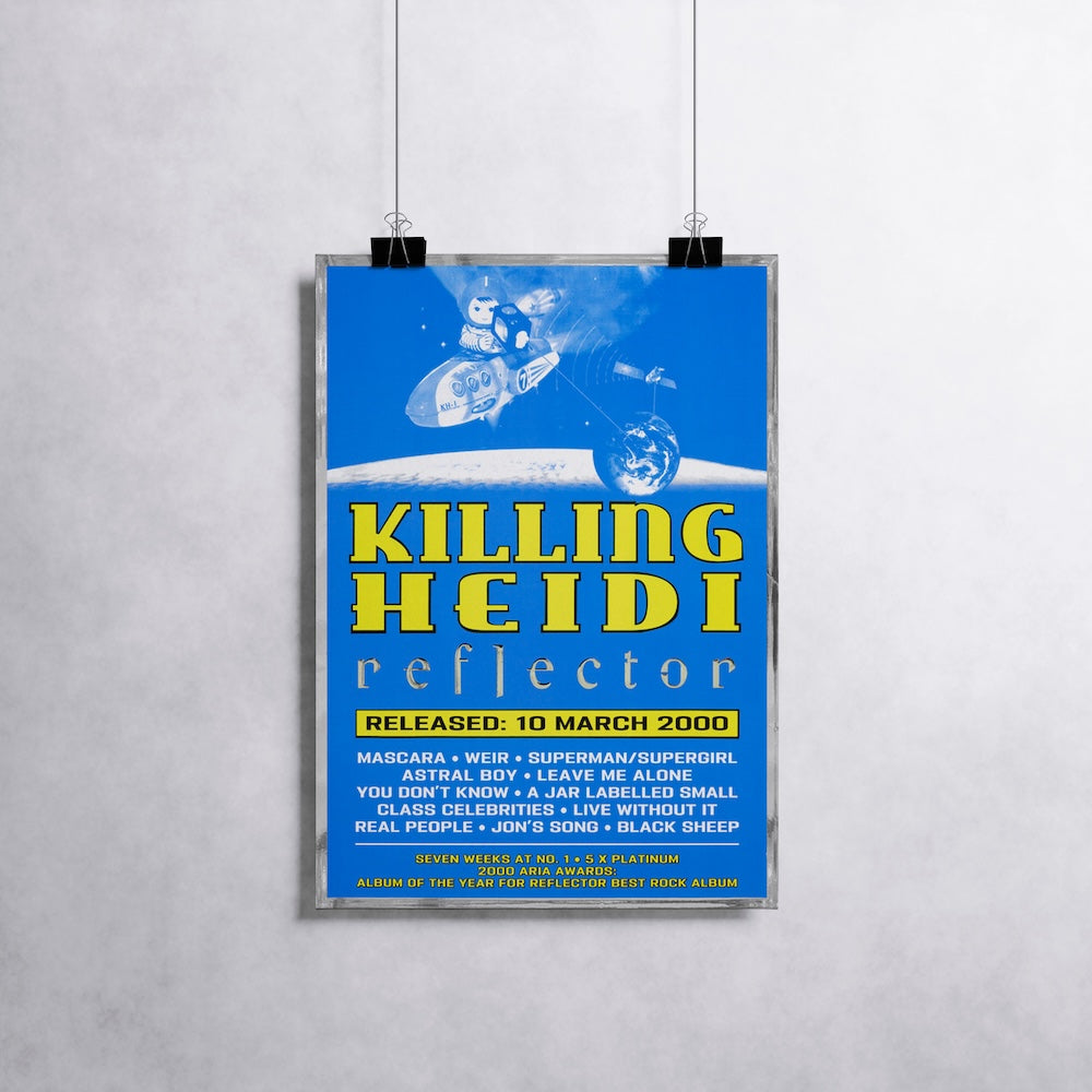 Killing Heidi - Reflector 25th Anniversary Limited Edition Poster ...