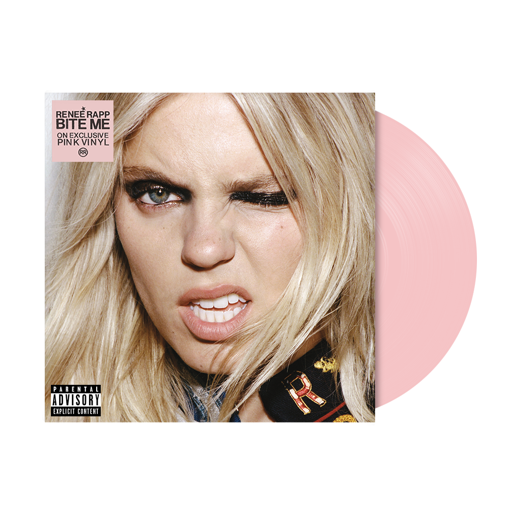 Reneé Rapp - BITE ME (Exclusive Baby Pink LP with Alternate Cover) by ...